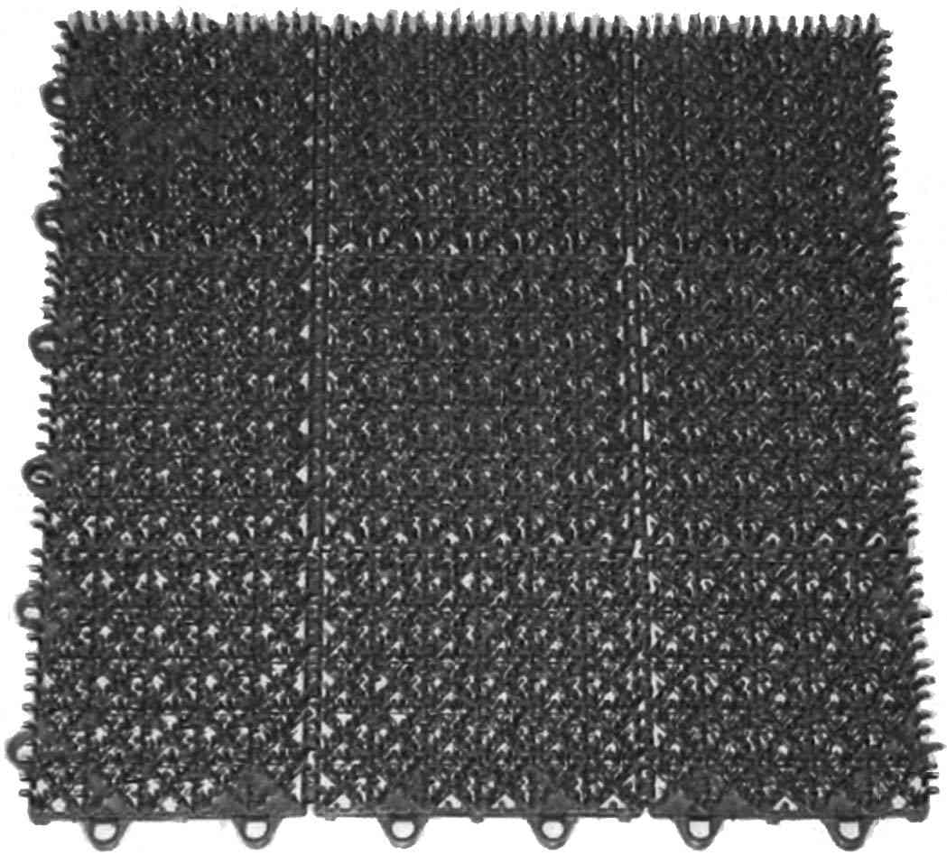 LAWN MAT UNIT VINYL 300X300MM, WITH EDGE CONNECTOR - Ghesquiers