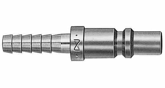 QUICK COUPLER PLUG FOR OXYGEN, 5MM ID HOSE S225PH - Ghesquiers